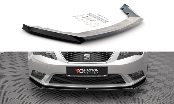 Front Lippe / Front Splitter / Frontansatz V.2 für Seat Leon Mk3 von Maxton Design – GG2 ...